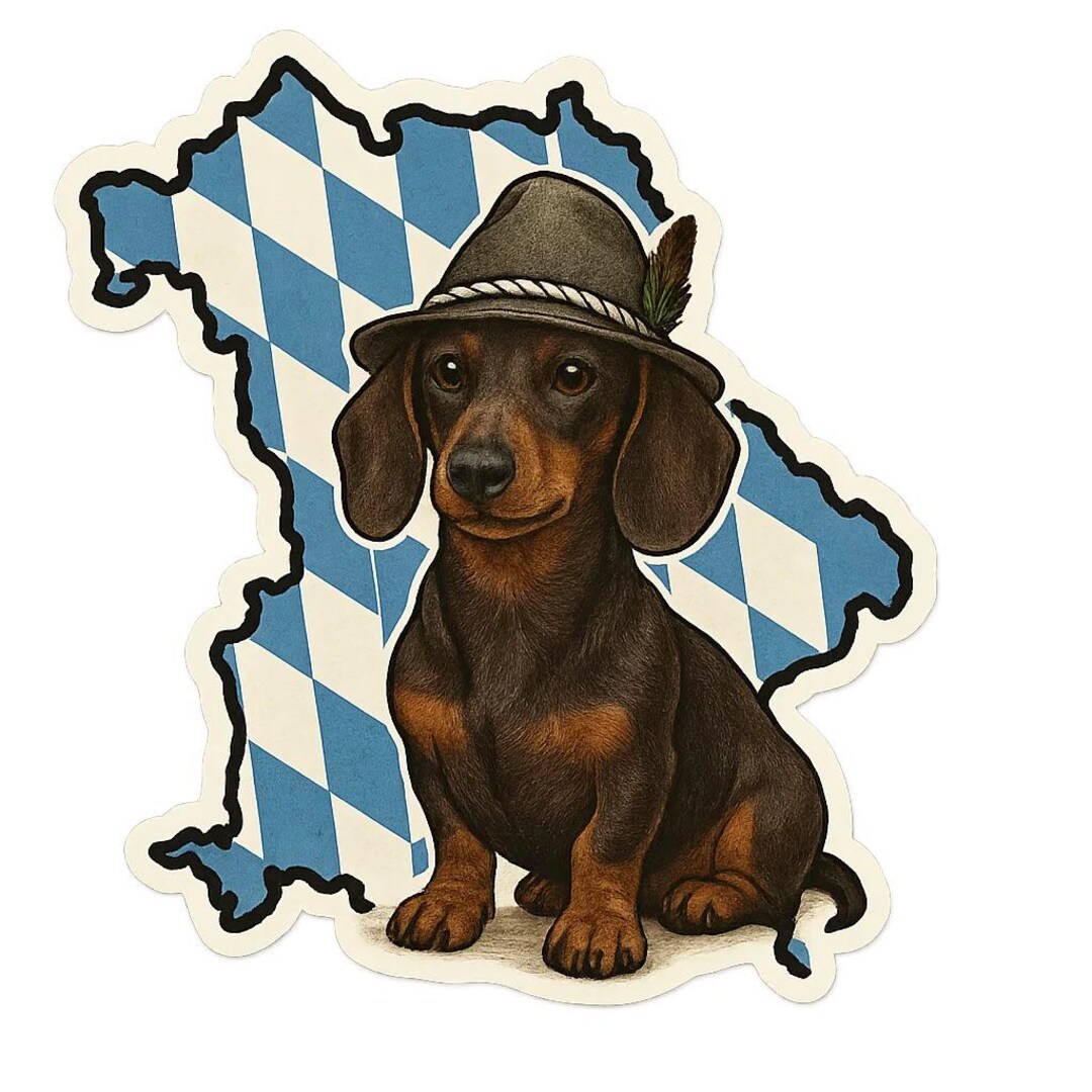 5X Bayern Karten Umriss Sticker Aufkleber Wasserfest Bundesland Bayern ...