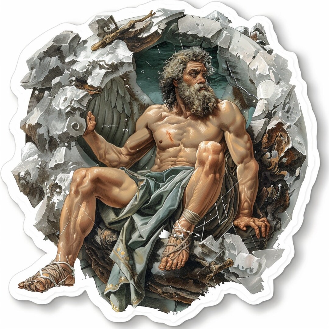 Car Sticker Prometheus Greek Mythology Sticker Weatherproof Outdoor ...
