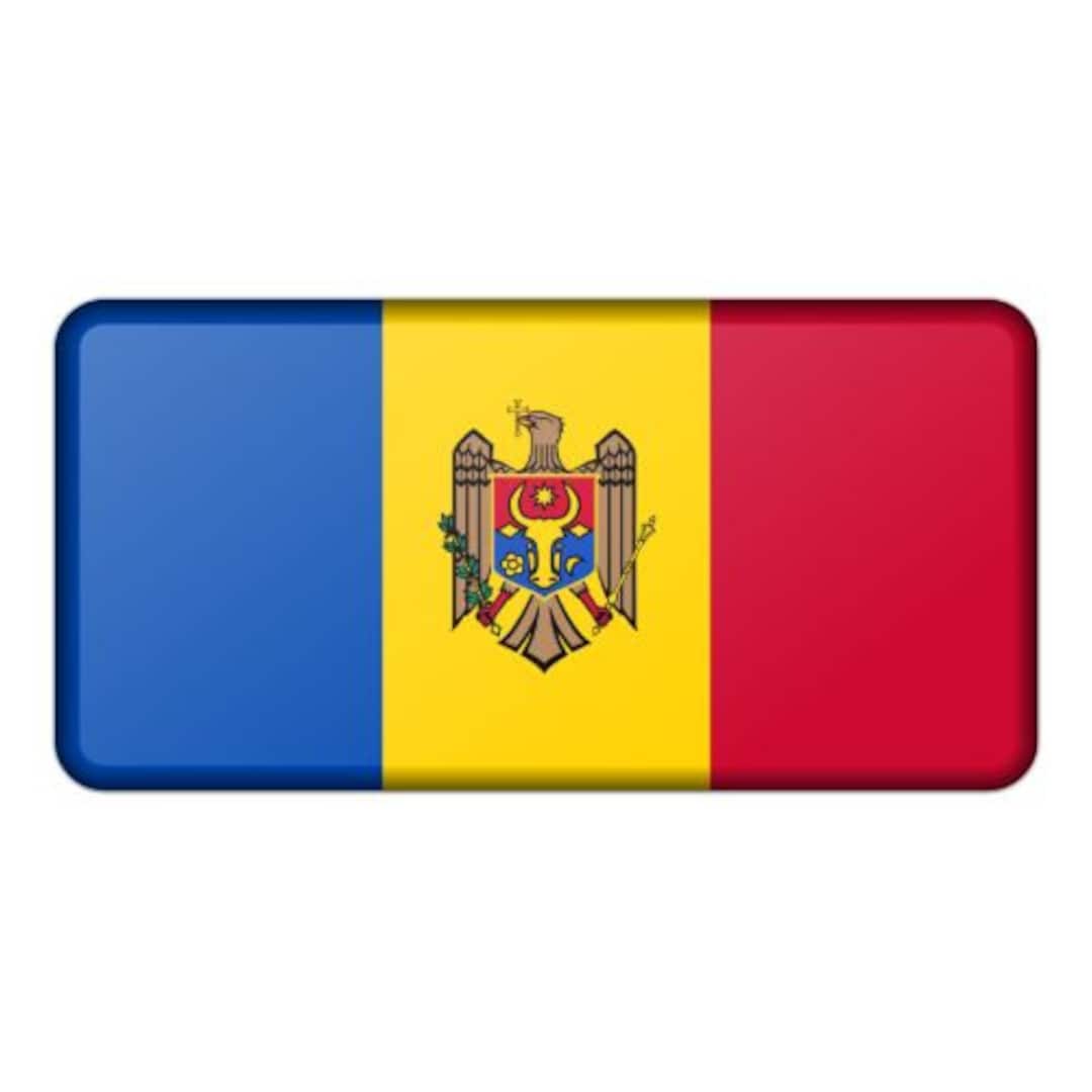 Car Sticker Sticker Flag Moldova Flag Sticker - Etsy