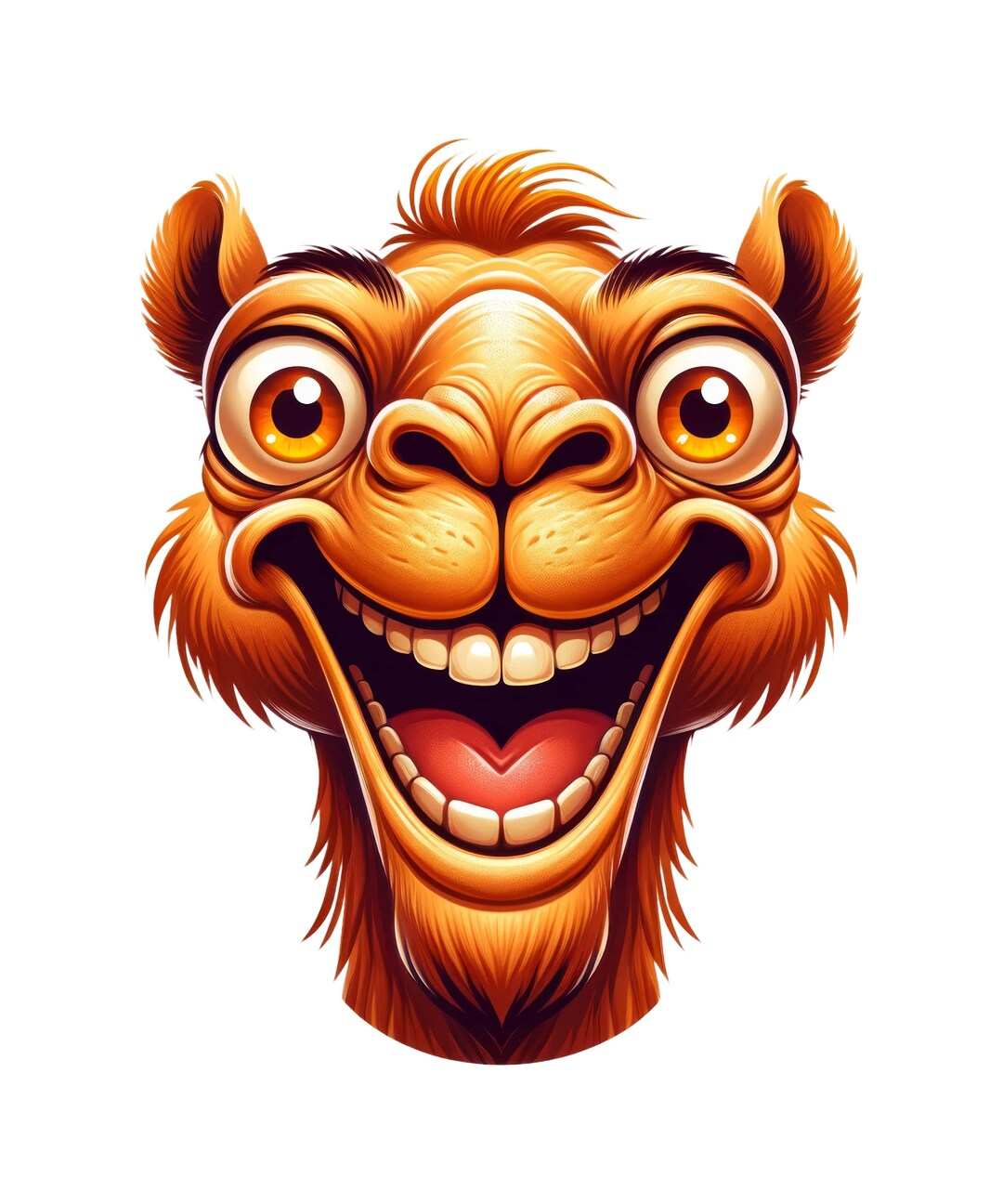 Car Sticker Funny Animal Face Decal Weatherproof Outdoor Vinyl - Etsy