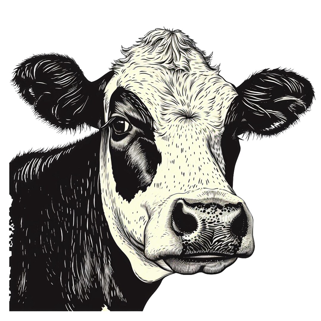 5X Cow Sticker Set, 5 Pieces, Funny Cow Car Stickers, Farm Animal Vinyl ...