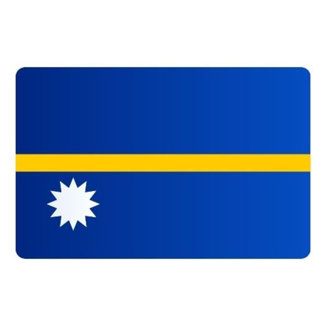 Car Sticker Sticker Flag Nauru Flag Sticker - Etsy