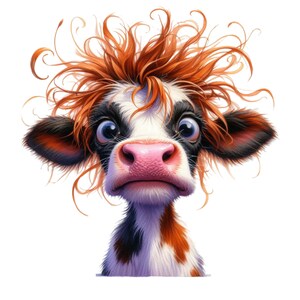 Car Sticker Funny Cow Sticker Weatherproof Outdoor Uv-resistant Vinyl ...