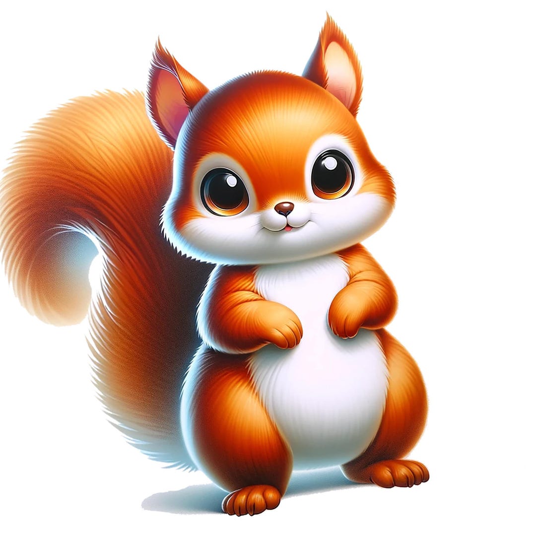 Sticker Cute Squirrel Sticker Personalizable Outdoor Vinyl - Etsy