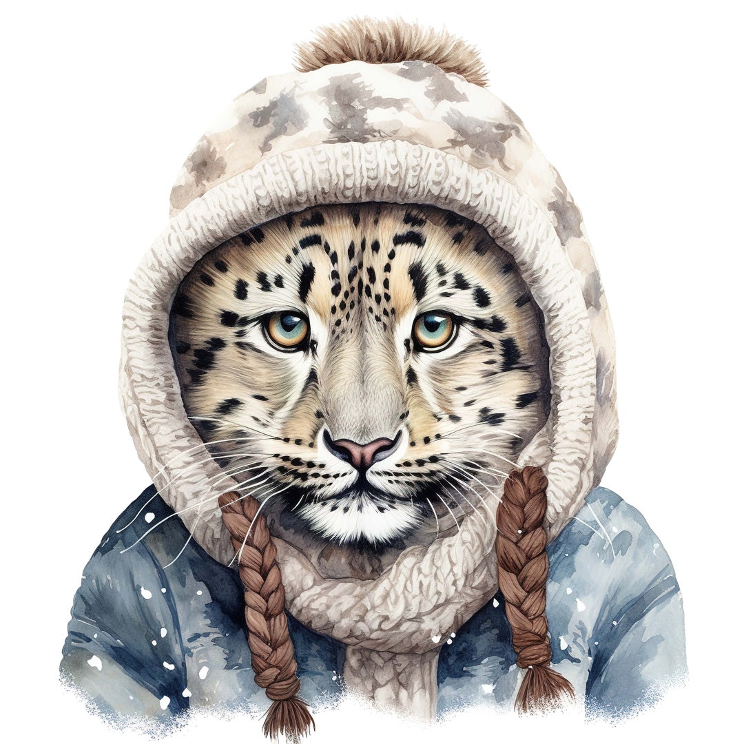 Car Sticker Snow Leopard Sticker Weatherproof Outdoor Vinyl - Etsy