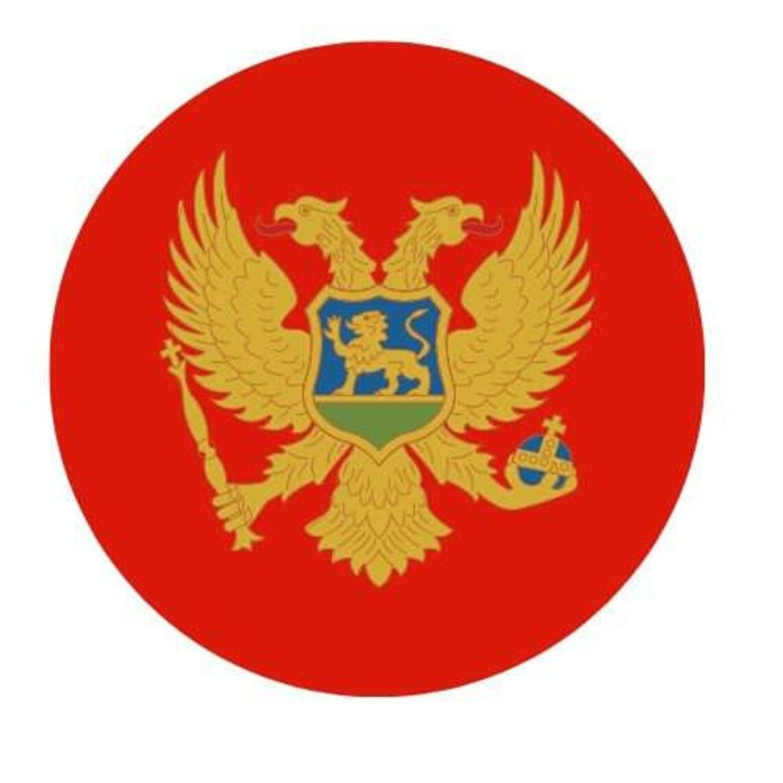 Car Sticker Flag Montenegro Flag Sticker Weatherproof Outdoor Vinyl ...