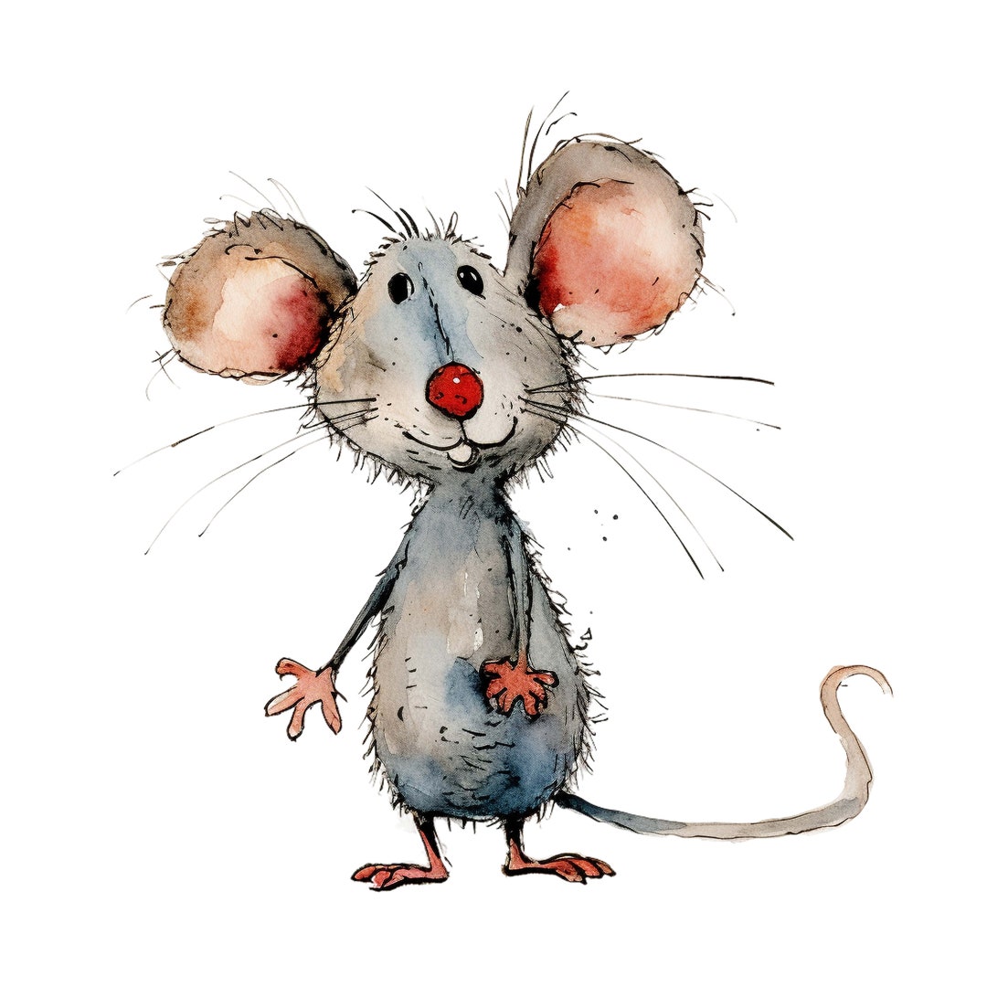 Funny Mouse Sticker Personalizable Outdoor Uv-resistant Vinyl Sticker ...