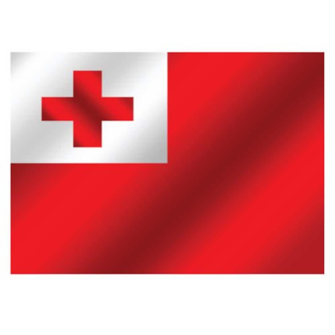 Car Sticker Flag Tonga Flag Sticker Weatherproof Outdoor Vinyl Sticker ...