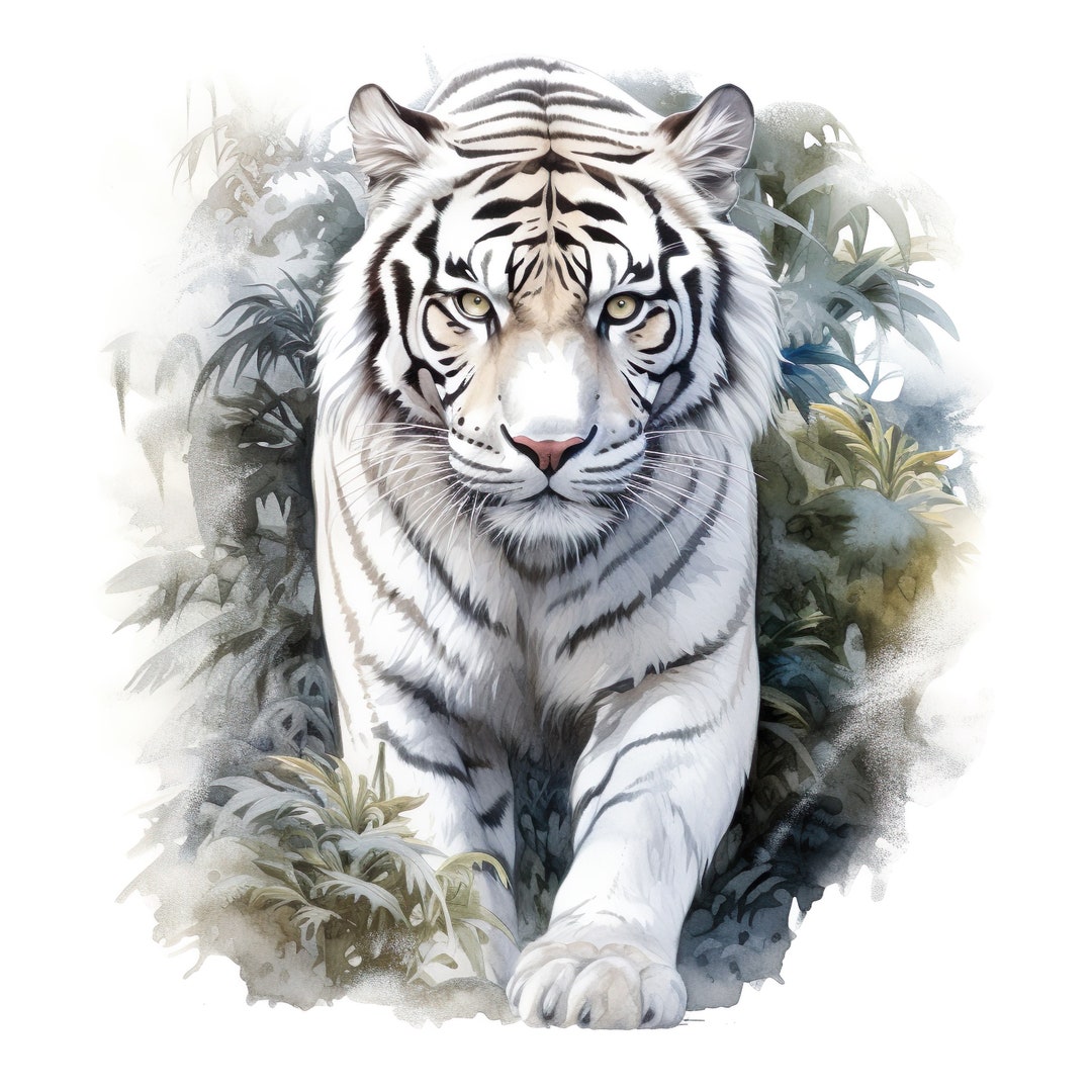 Tiger Sticker Realistic Wild Animal Sticker in Nature Design Wall ...