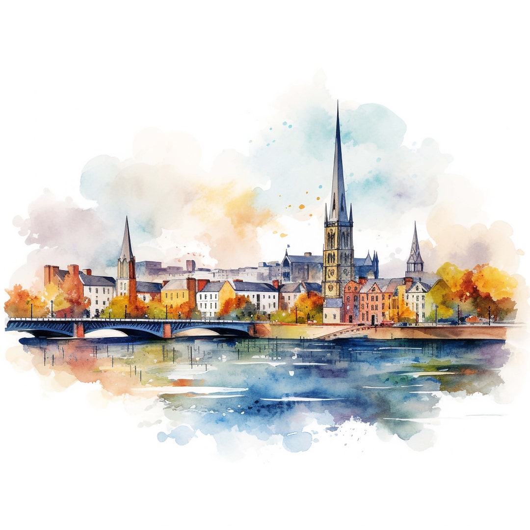 Car Sticker Londonderry Northern Ireland Sticker Weatherproof Outdoor ...