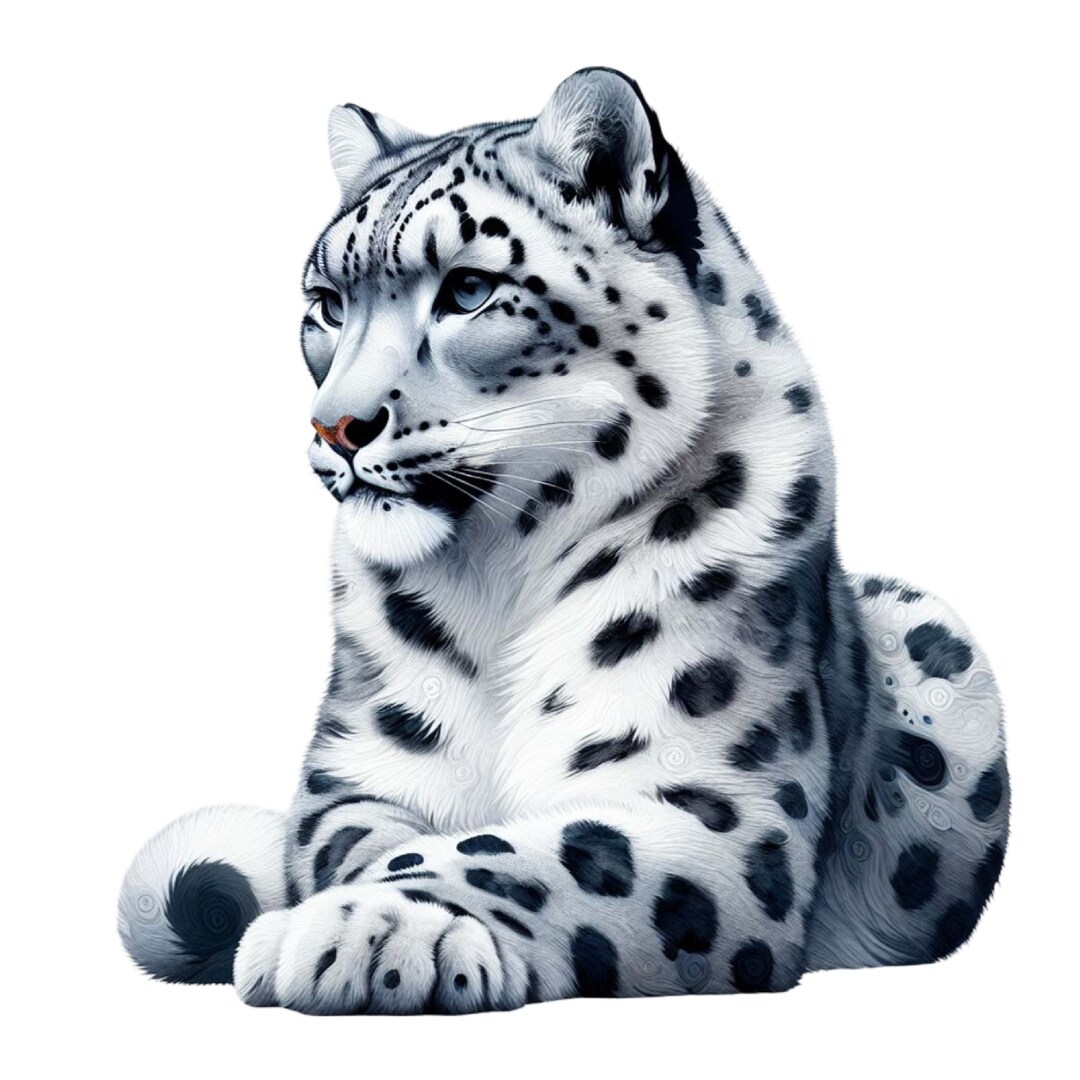 Car Sticker Snow Leopard Weatherproof Outdoor Sticker Vinyl - Etsy
