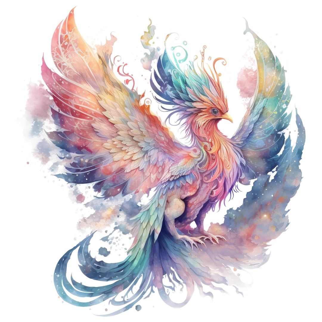 Sticker Phoenix Sticker - Etsy