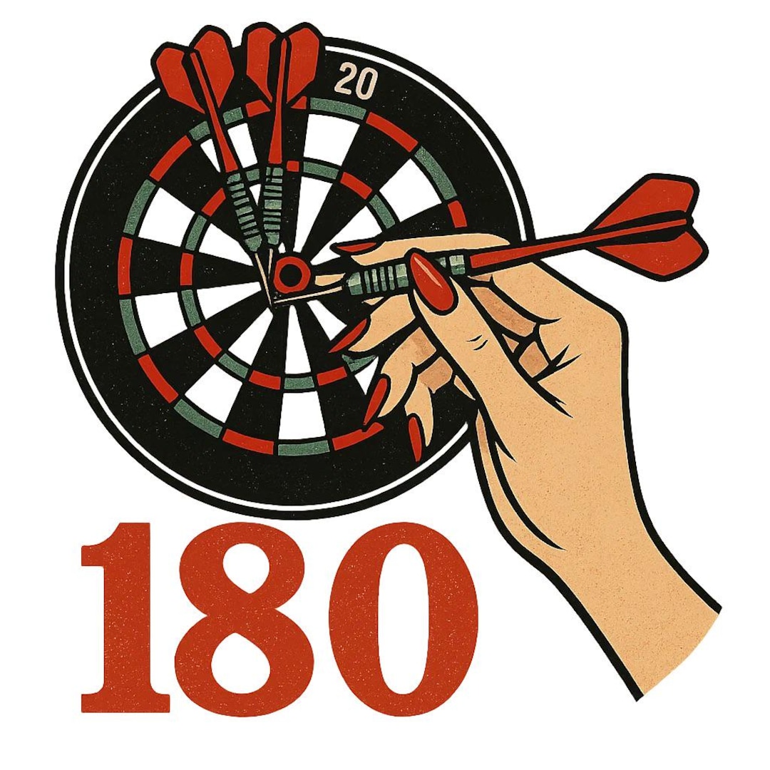 Darts Sticker 180 Points Comic Sticker for Laptop Car Motorhome Gift ...