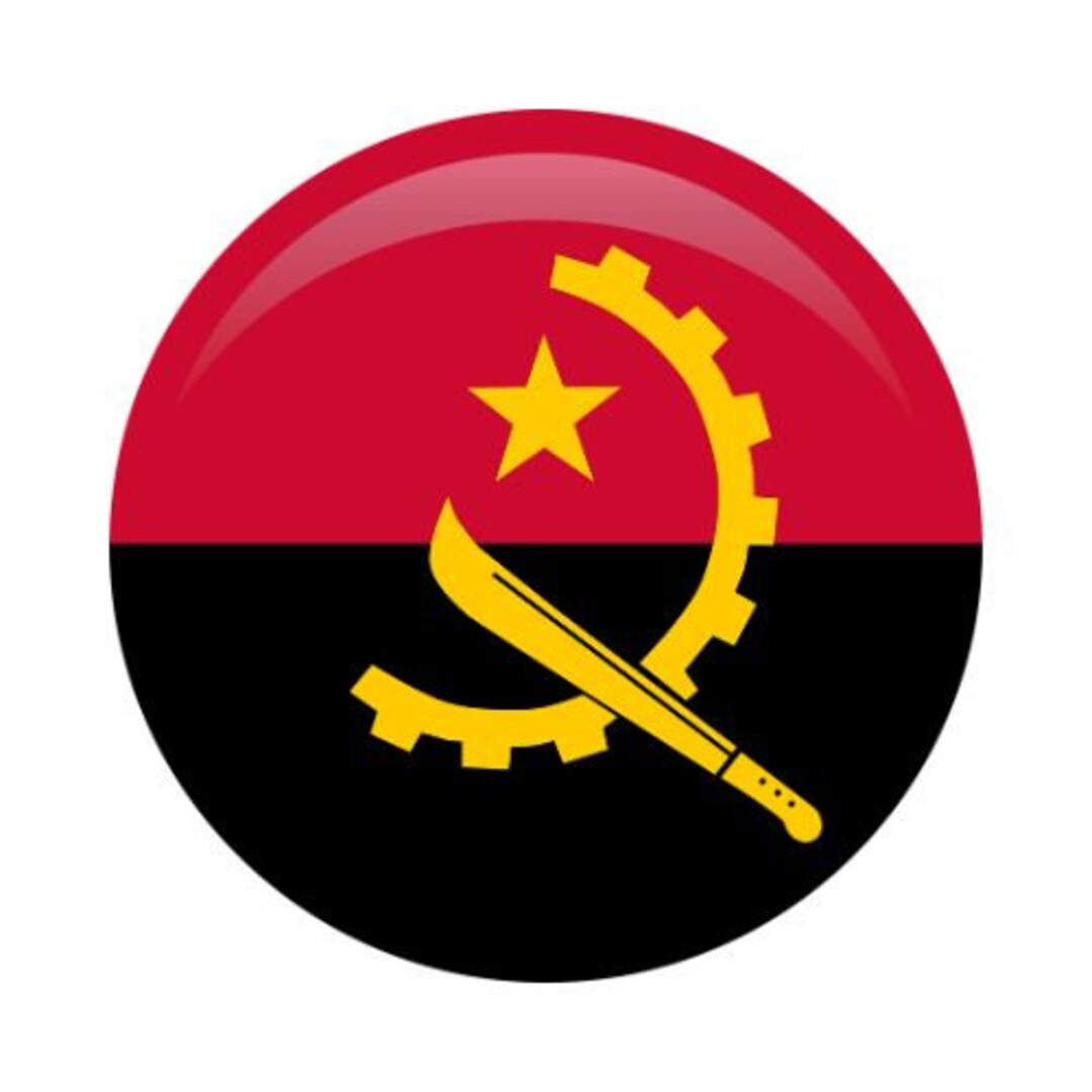 Car Sticker Sticker Flag Angola Flag Sticker - Etsy
