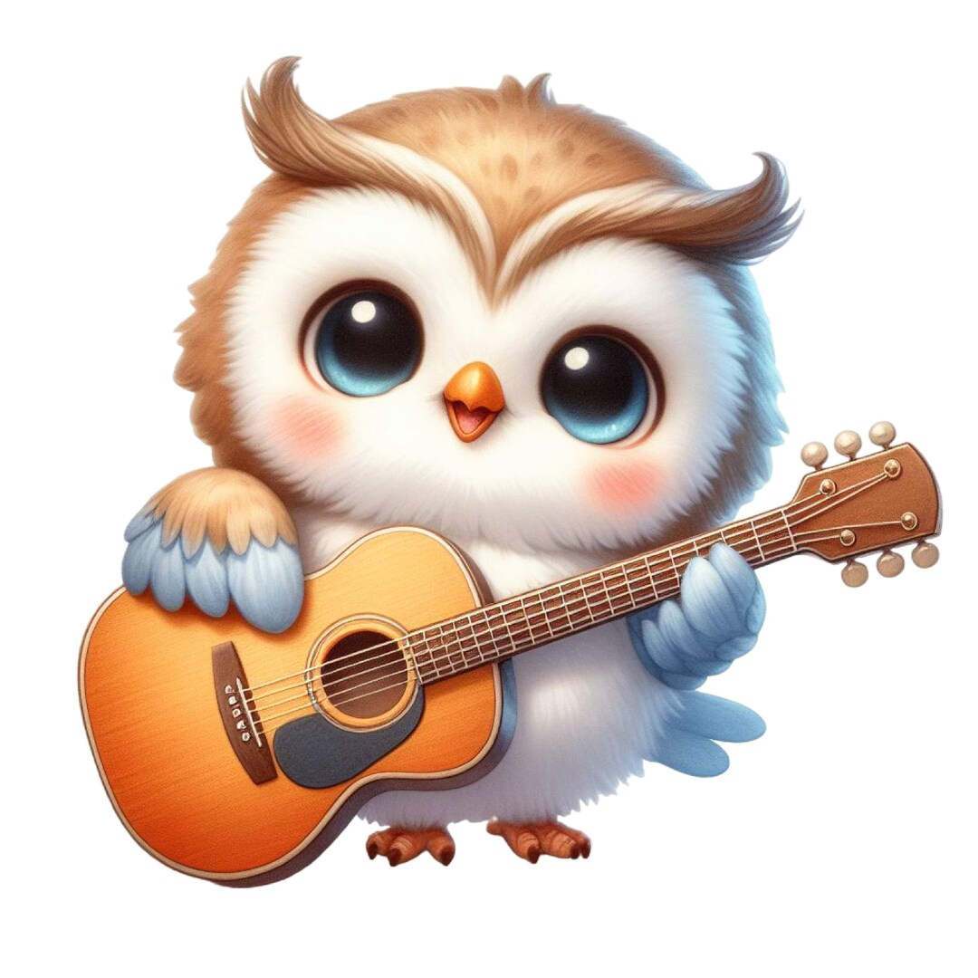Car Sticker Placeholder Animals With Guitar Weatherproof Outdoor Vinyl ...
