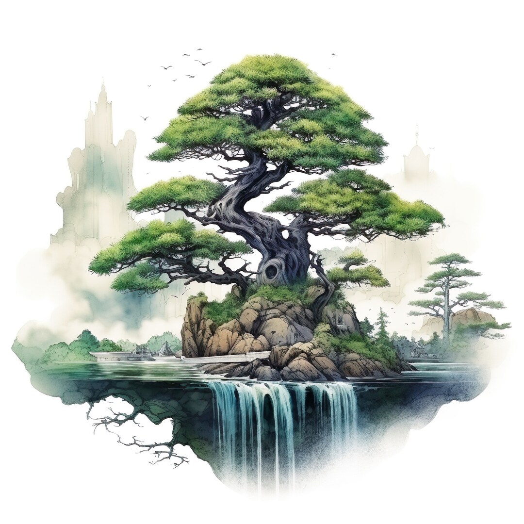 Car Sticker Bonsai Tree Sticker Weatherproof Outdoor Vinyl - Etsy