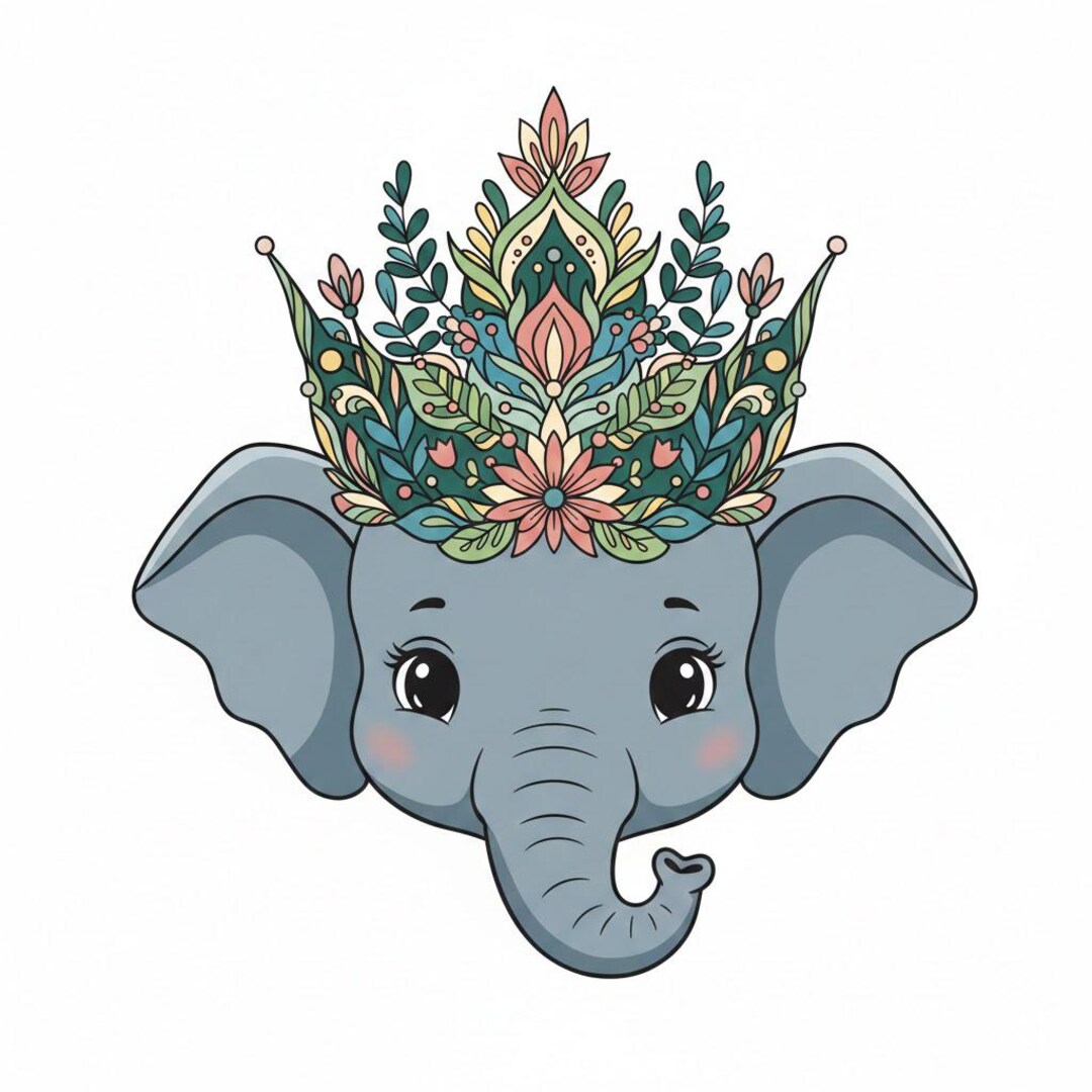 Mandala Elephant Sticker Multipack Yoga Spirituality Animal Motif ...