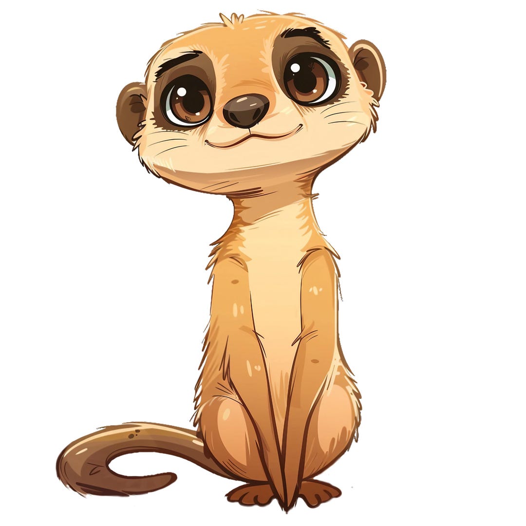 Meerkat Sticker Set 9 X 9 Cm Car Stickers Cute Cartoon Multipack ...