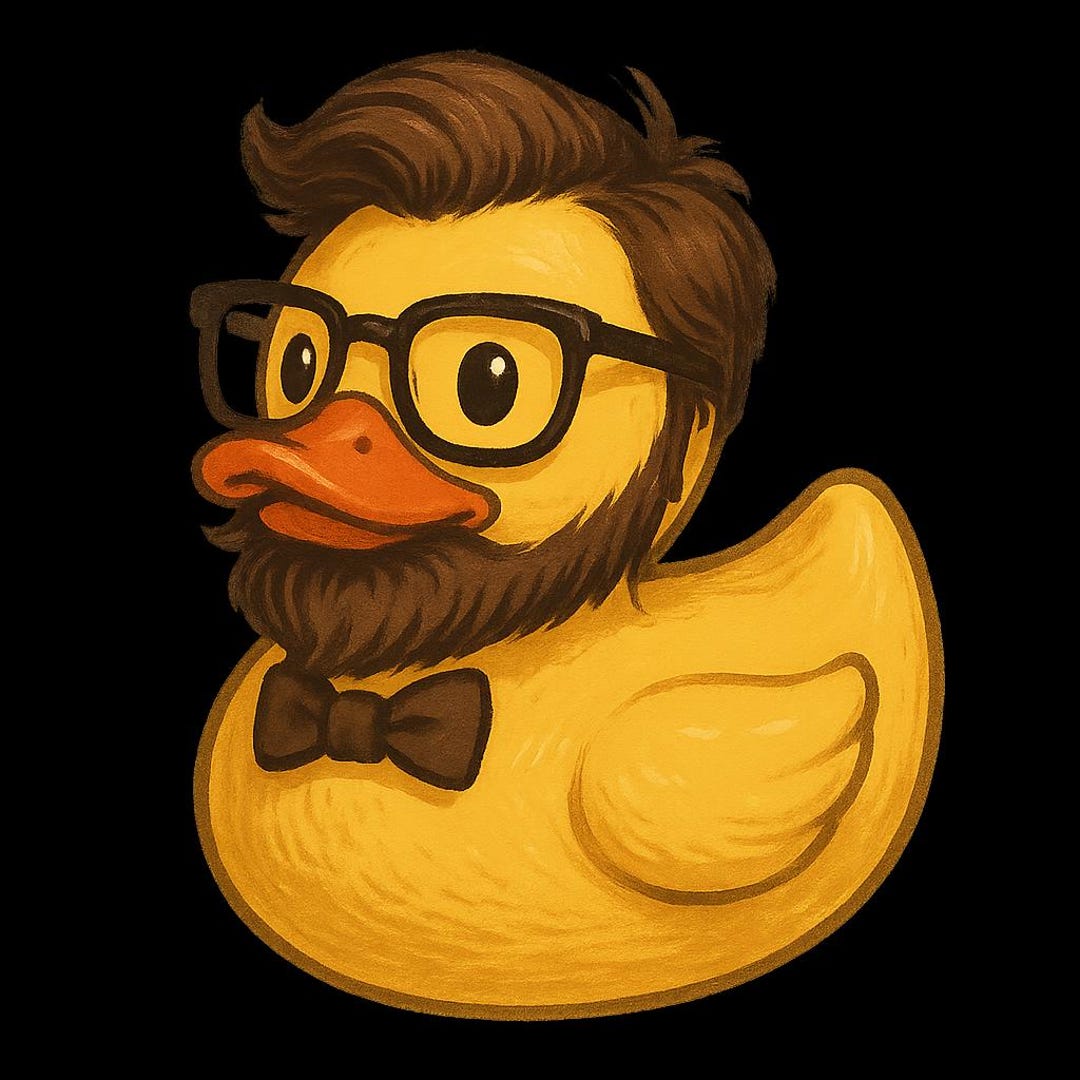Hipster Rubber Duck Sticker Outdoor Uv-resistant Vinyl Sticker Made of ...