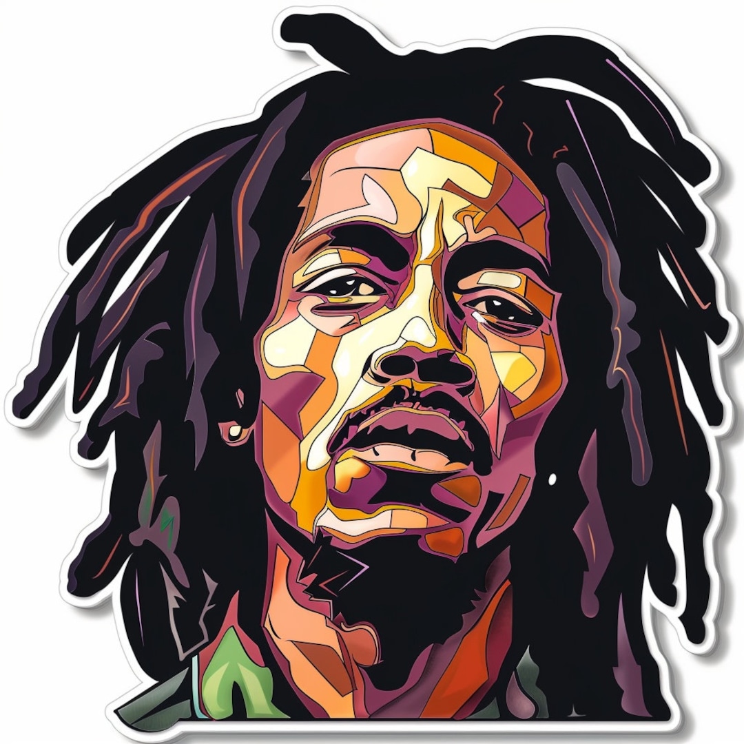 Car Sticker Bob Marley Sticker Weatherproof Outdoor Vinyl - Etsy