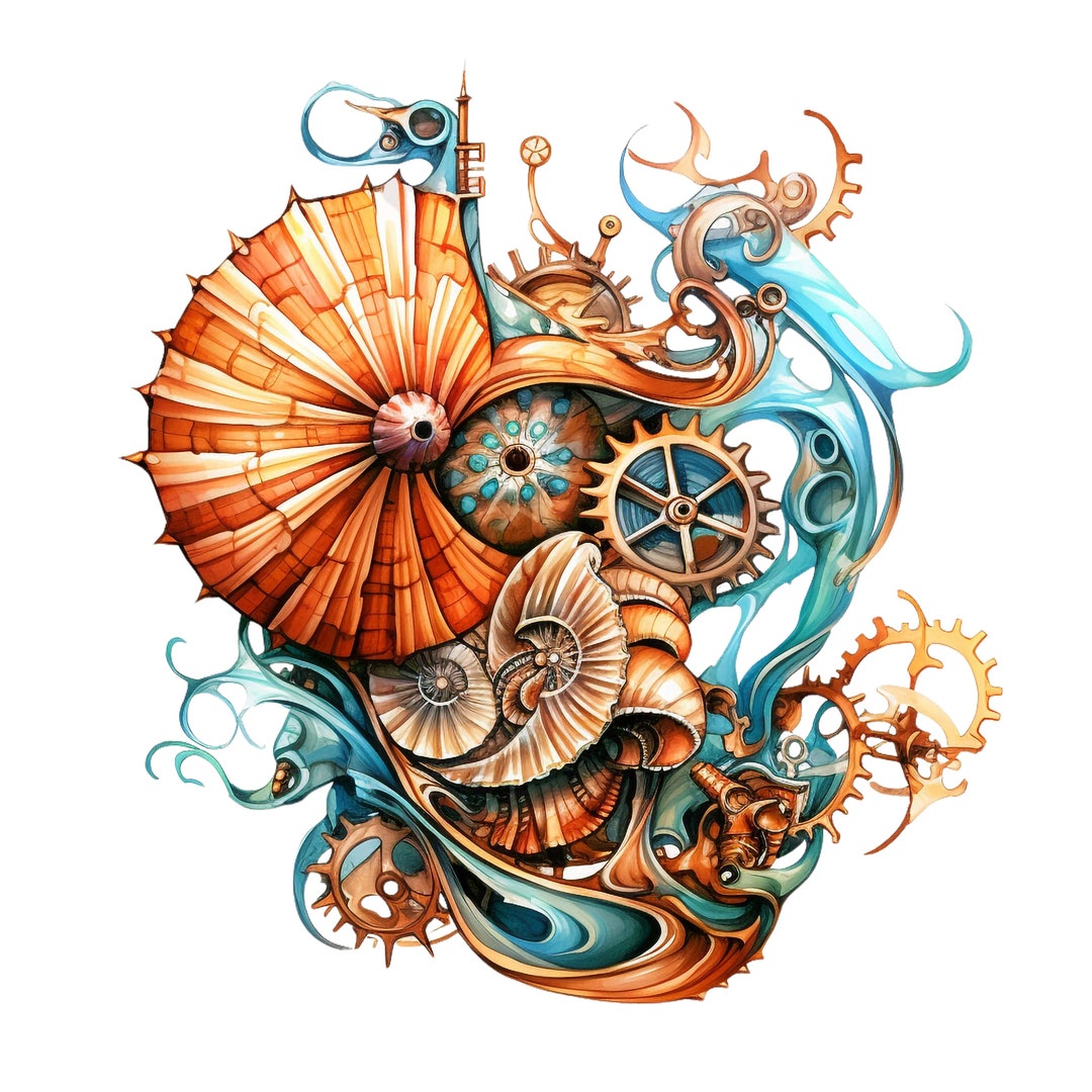 Car Sticker Steampunk Sea World Sticker Weatherproof Outdoor Vinyl - Etsy