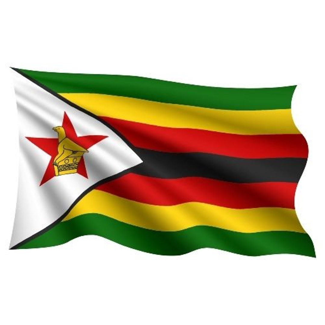 Car Sticker Sticker Flag Zimbabwe Flag Sticker - Etsy