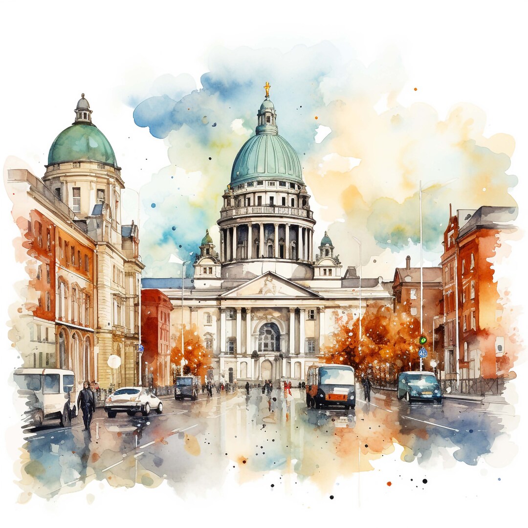 Car Sticker Belfast Northern Ireland Sticker Weatherproof Outdoor Vinyl ...