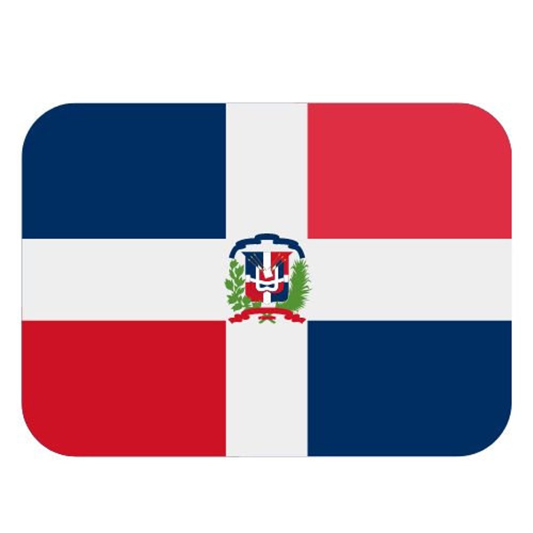 Car Sticker Flag Dominican Republic Flag Sticker - Etsy