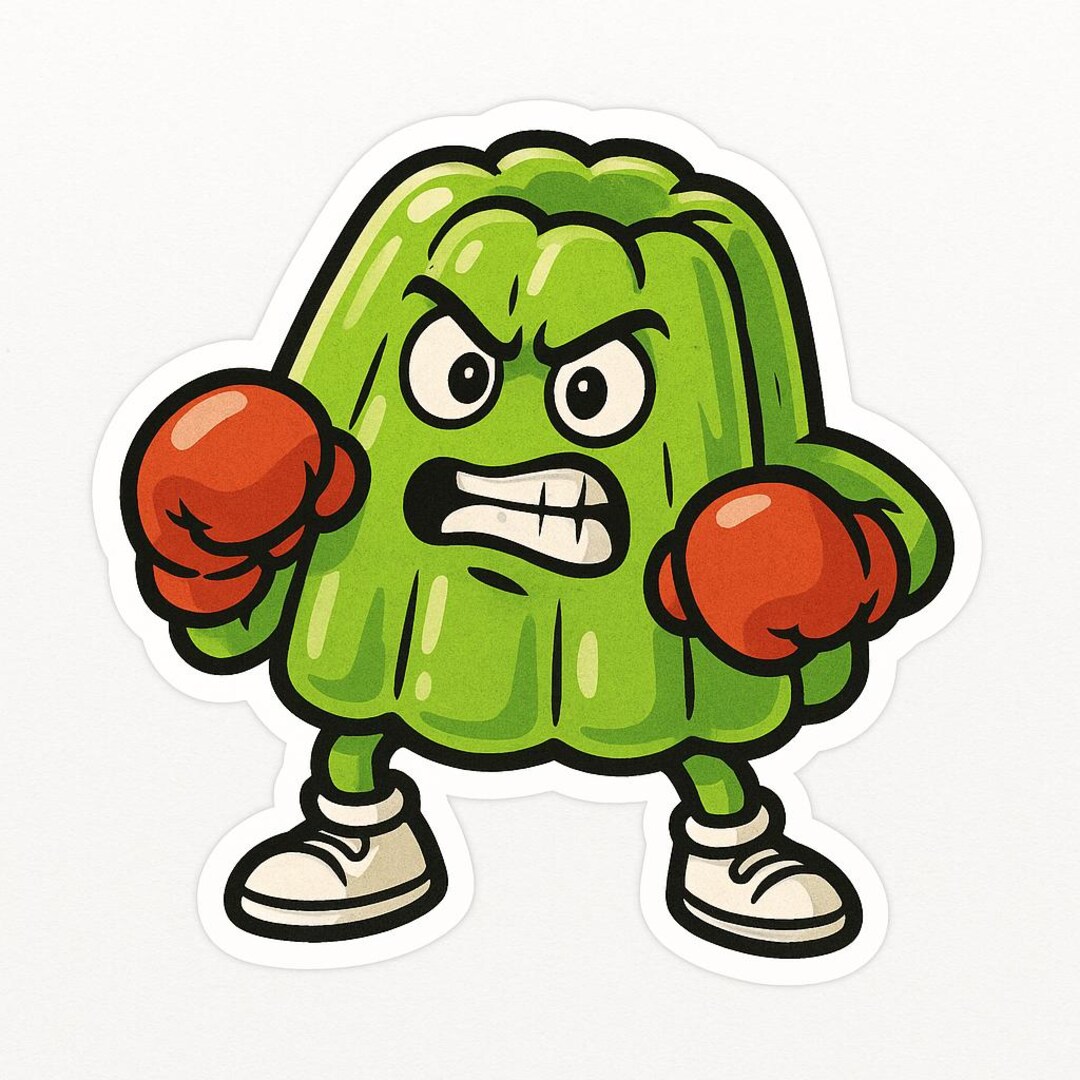 Jelly as a Boxer Sticker – Funny Car Sticker – Weatherproof, Original ...