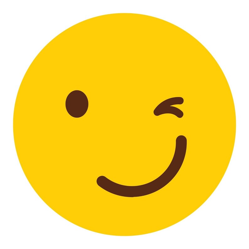Bumper Sticker Sticker Emoji Icon Sticker - Etsy UK