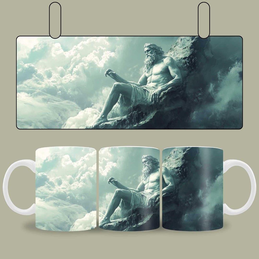 High Quality Prometheus Greek Mythology Coffee Mug With Unique Motif ...