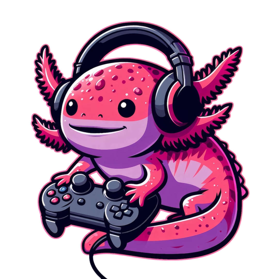 Car Sticker Axolotl Gaming Sticker Weatherproof Outdoor Vinyl - Etsy