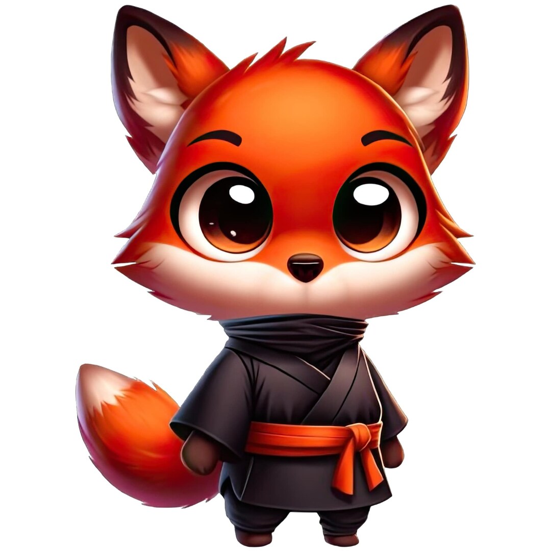 Car Sticker Cute Ninja Animals Sticker Weatherproof Outdoor Vinyl - Etsy