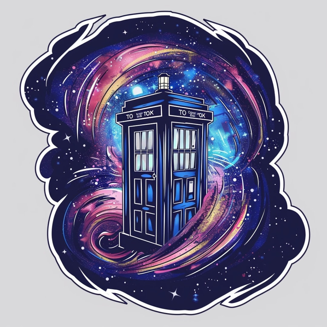Car Sticker TARDIS in a Wormhole Sticker Weatherproof Outdoor Vinyl - Etsy