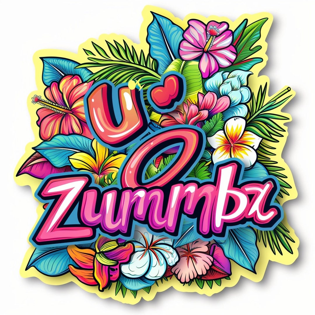 Car Sticker Zumba Sticker Weatherproof Outdoor Vinyl - Etsy
