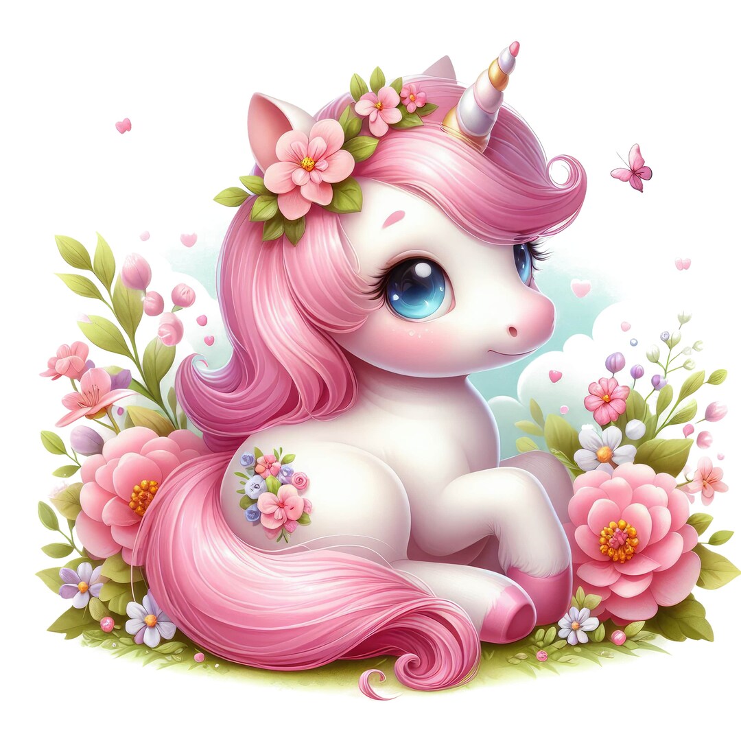 Unicorn Sticker Cute Sticker in Fairytale Style Wall Sticker Car ...