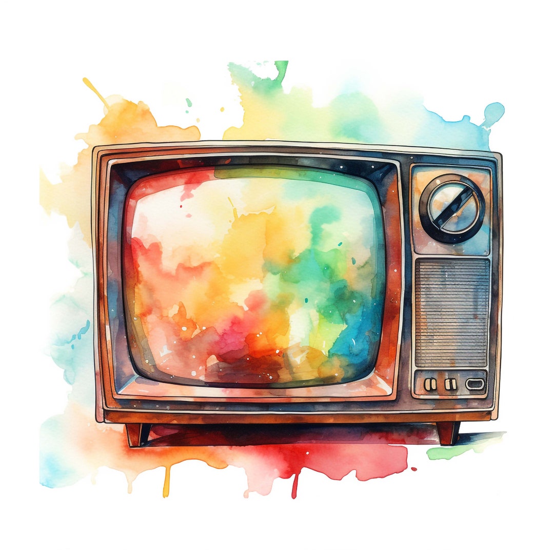 Car Sticker Retro TV Sticker Weatherproof Outdoor Vinyl - Etsy