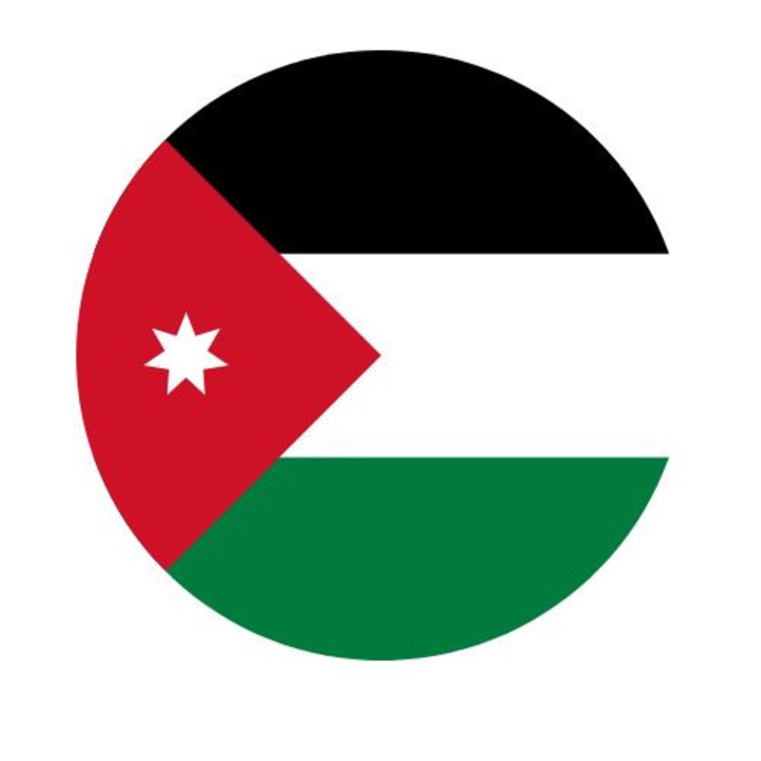 Car Sticker Flag Jordan Flag Sticker - Etsy