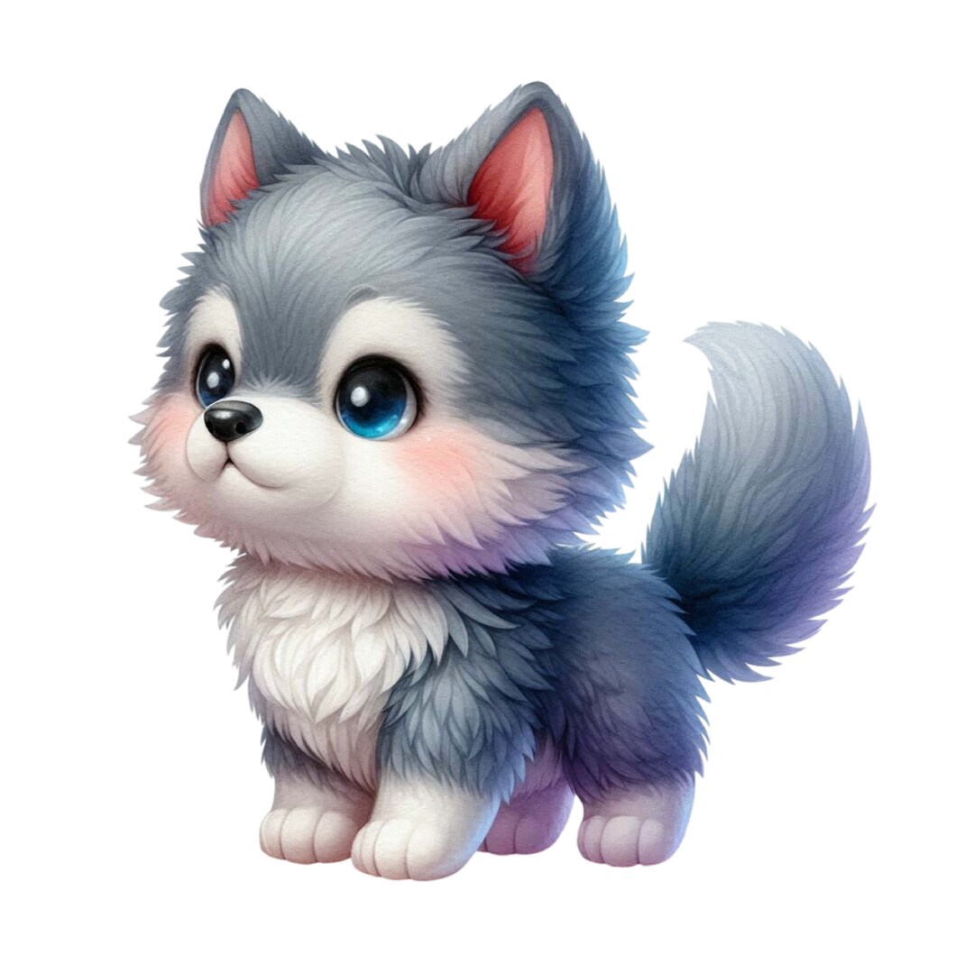 Car Sticker Cute Wolf Sticker Weatherproof Outdoor Uv-resistant Vinyl ...