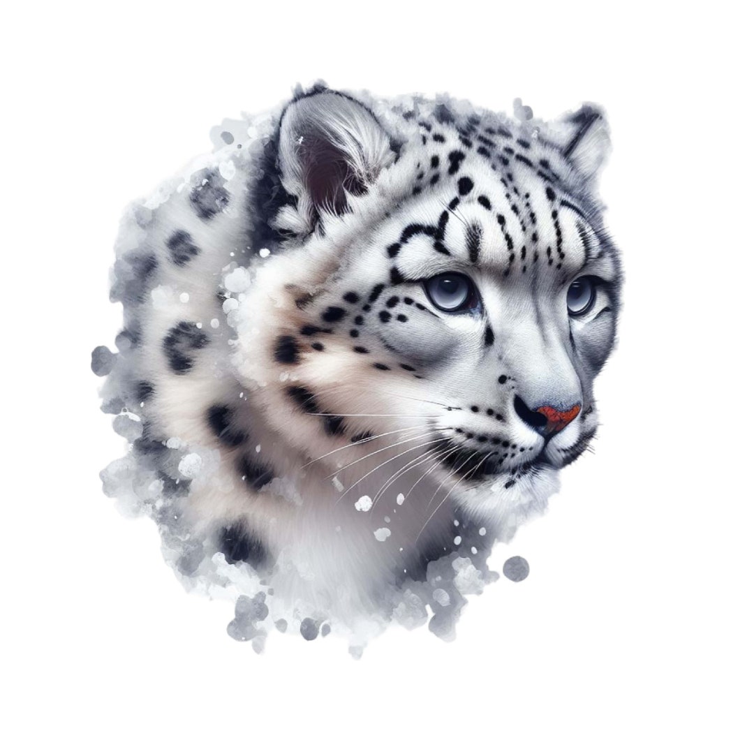 Car Sticker Snow Leopard Weatherproof Outdoor Sticker Vinyl - Etsy
