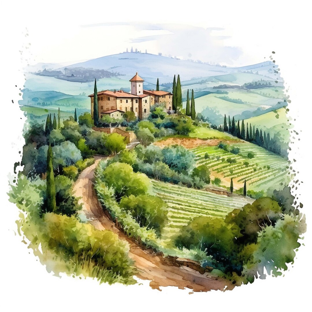 Car Sticker Tuscany Italy Sticker Weatherproof Outdoor Vinyl - Etsy