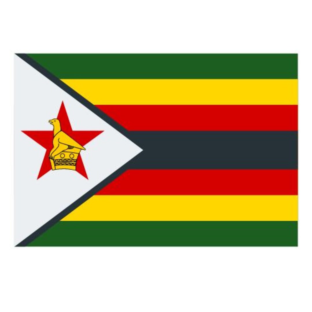 Car Sticker Sticker Flag Zimbabwe Flag Sticker - Etsy