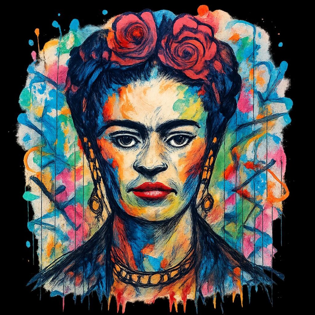 Frida Kahlo as a Graffiti Sticker Outdoor Uv-resistant Vinyl Sticker ...