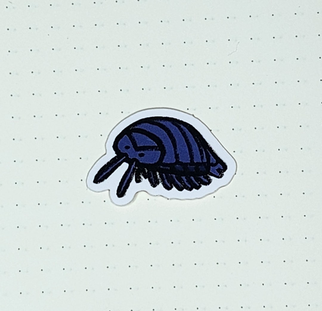 Mini Isopod Sticker - Etsy