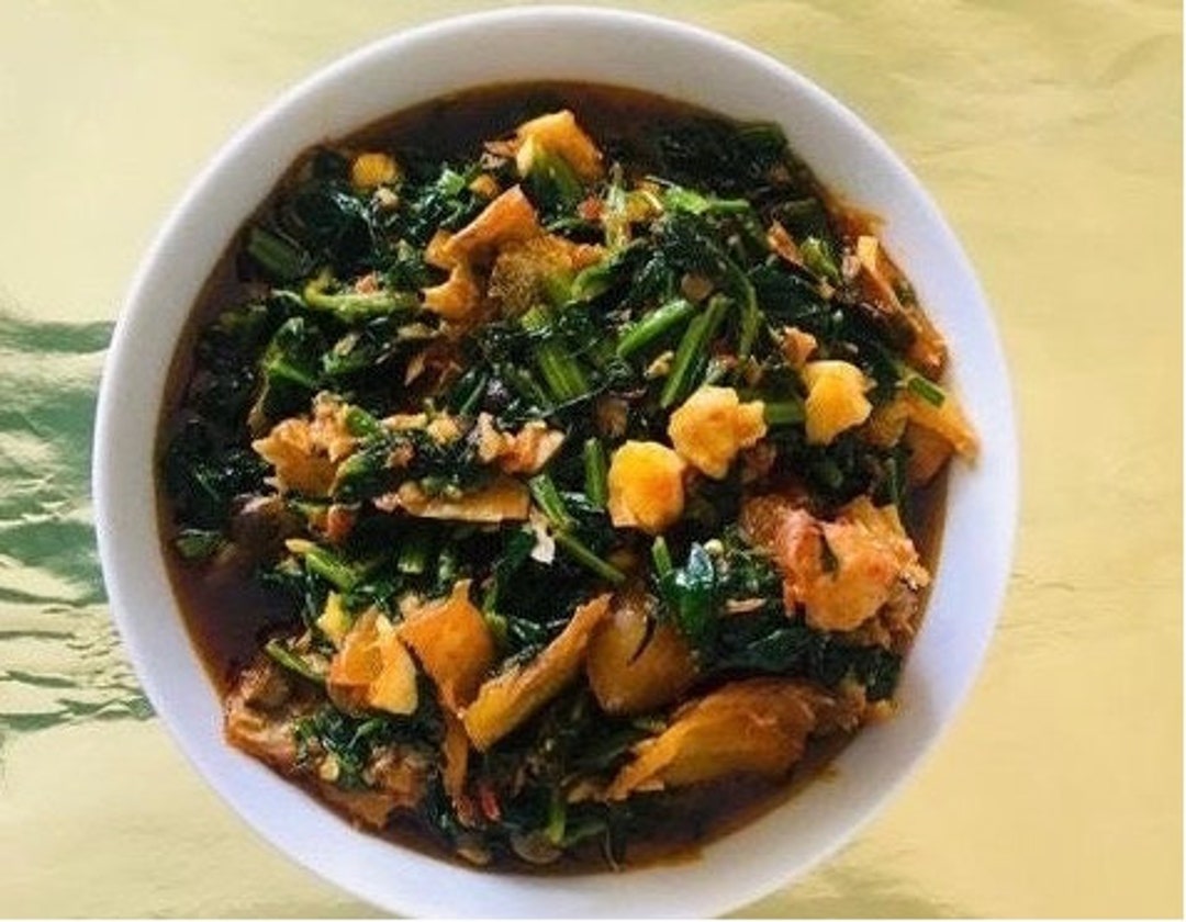 Efo Riro Soup Nigerian Dish African Soup Meal Prep Spinach Soup - Etsy UK