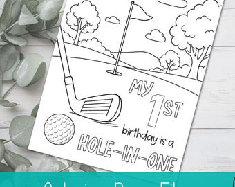 masters golf coloring pages