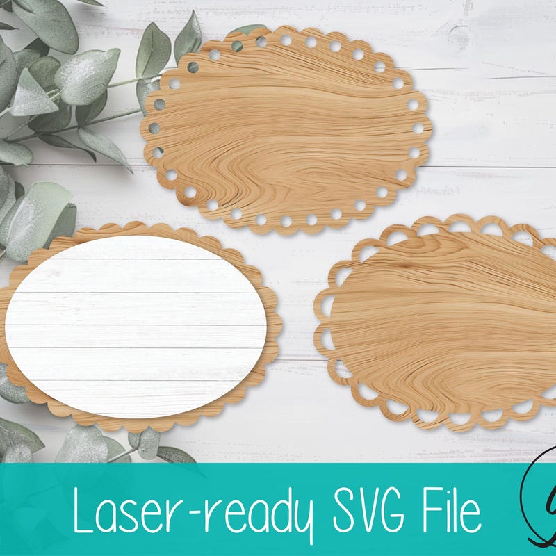 Scallop Laser Svg - Etsy
