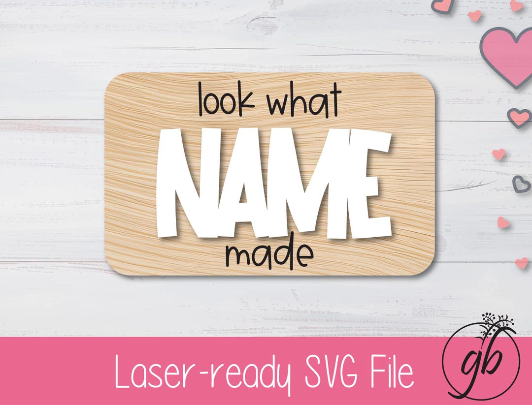 Kid's Art Display Magnet SVG - Look What I Made SVG - Etsy
