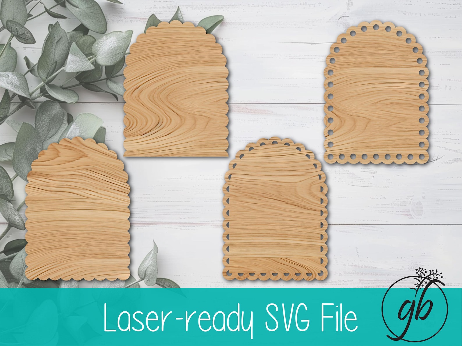 Scallop Arches SVG: Laser Cut Sign Blanks (digital Download) - Etsy