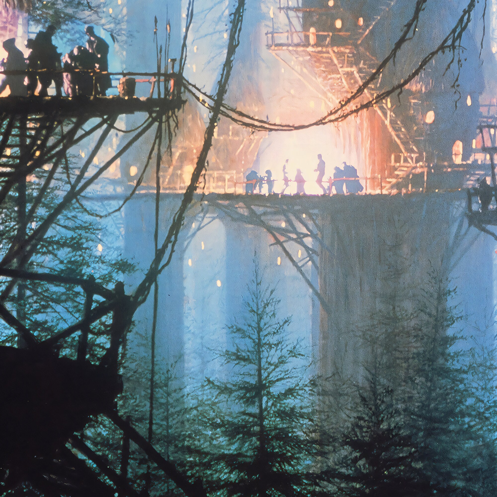 Minimalist Star Tours Endor Village Poster Wall Art Reimagined. Disney ...